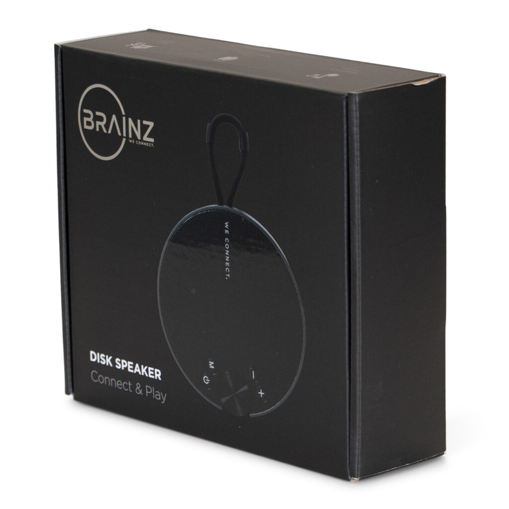 38594 - BRAINZ Disk Speaker Zwart - BRAINZ